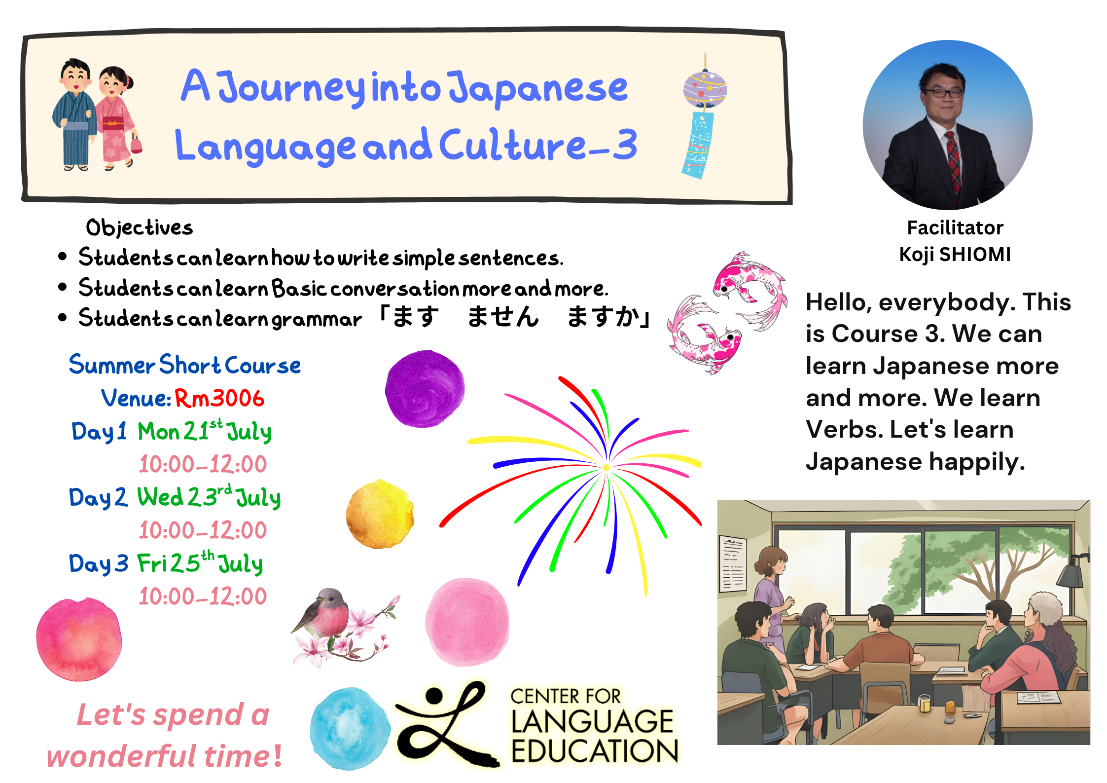 A Journey into Japanese Culture and Language (beginners) 3 | Center for ...